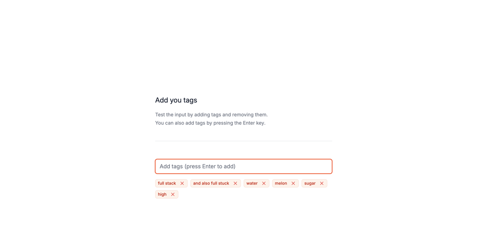 نحوه ایجاد یک ورودی برچسب با Tailwind CSS و Alpinejs