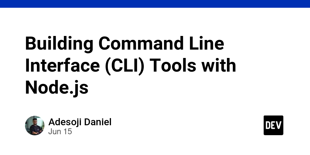 ساخت ابزارهای رابط خط فرمان (CLI) با Node.js