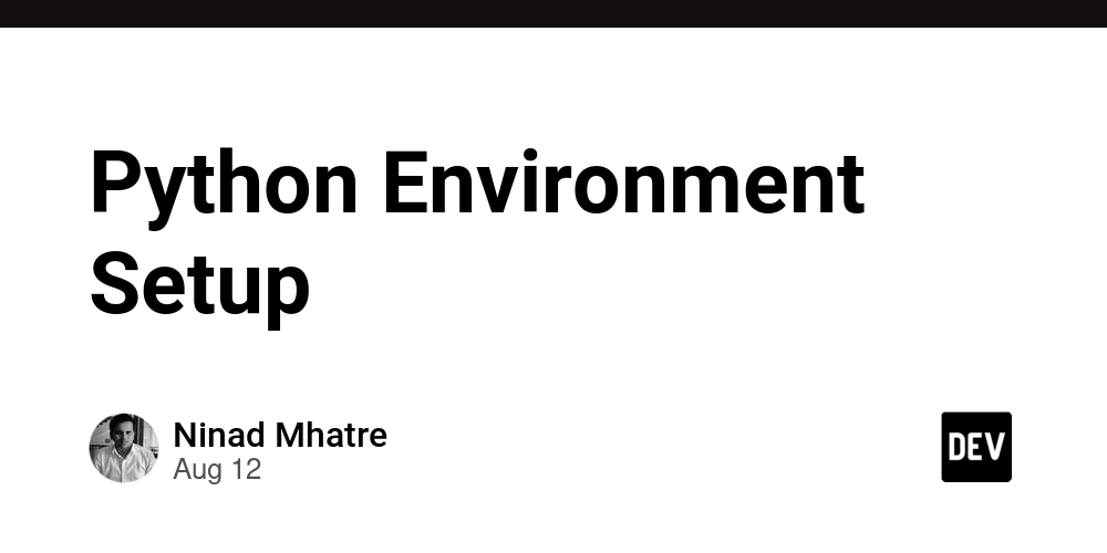 راه اندازی محیط پایتون - انجمن DEV