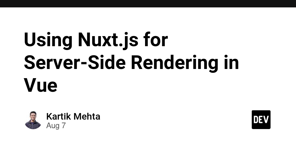 استفاده از Nuxt.js برای رندر سمت سرور در Vue