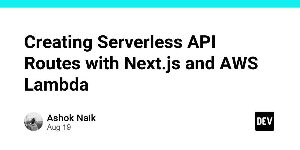 ایجاد مسیرهای API بدون سرور با Next.js و AWS Lambda