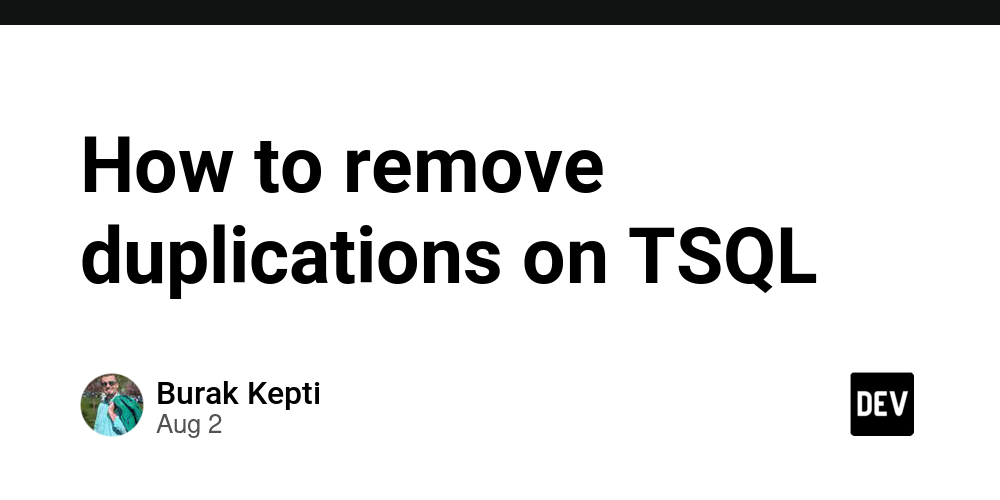 نحوه حذف موارد تکراری در TSQL