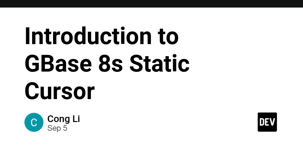 آشنایی با مکان نما استاتیک GBase 8s