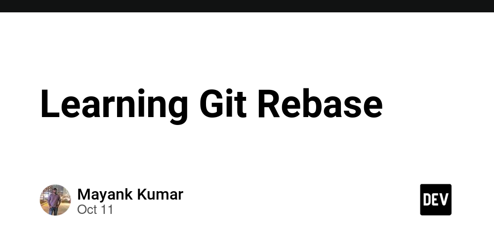 Learning Git Rebase - انجمن DEV