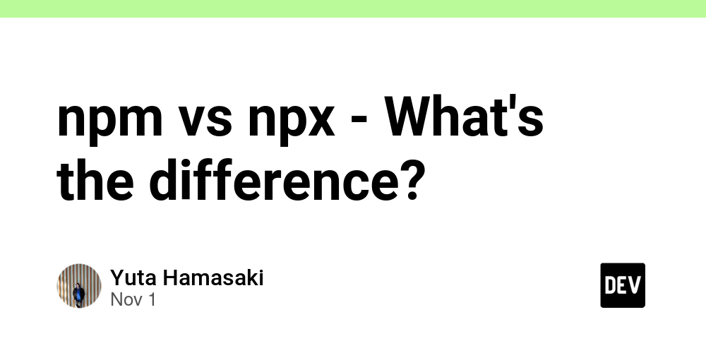 npm در مقابل npx - تفاوت چیست؟
