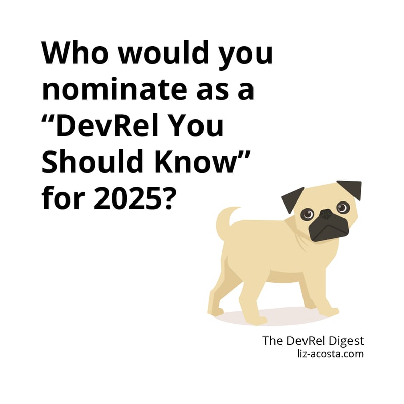 الف را نامزد کنید "DevRel که باید بدانید" برای سال 2025