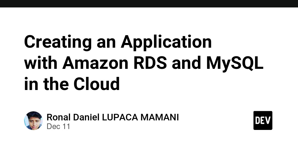 ایجاد یک اپلیکیشن با Amazon RDS و MySQL در فضای ابری