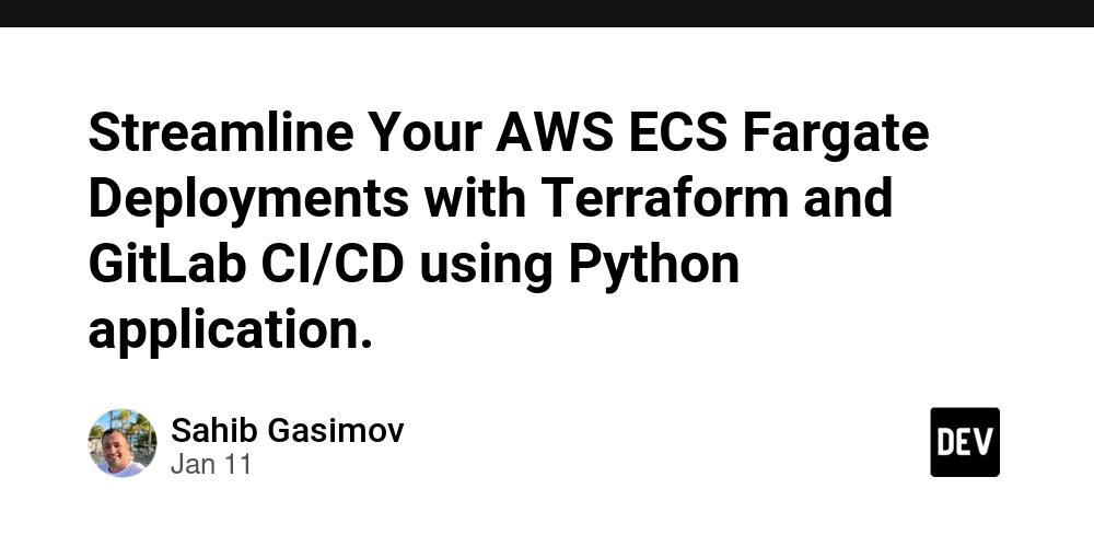 استقرار Aws Ecs Fargate خود را با Terraform و Gitlab Cicd با استفاده