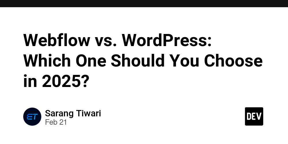 Webflow در مقابل وردپرس: کدام یک را در سال 2025 انتخاب کنید؟