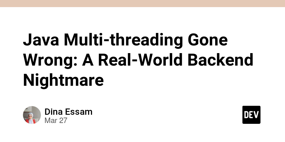 Java Multi-Threading Gone اشتباه: یک کابوس پس زمینه واقعی در دنیای واقعی