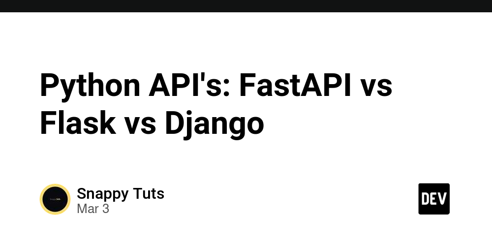 Python API: Fastapi vs Flask vs Django