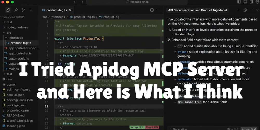 من سرور Apidog MCP را امتحان کردم و این یک تغییر دهنده بازی برای توسعه API است