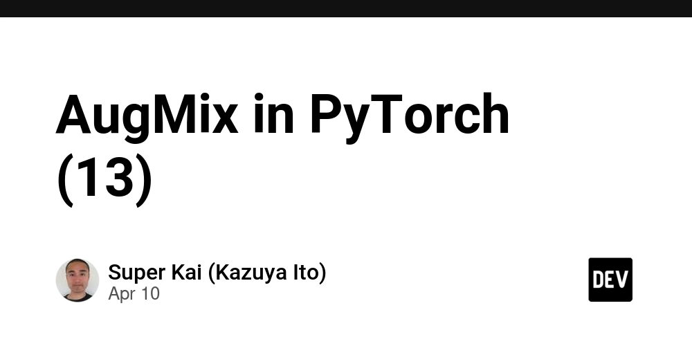 Augmix در Pytorch (13) - Community Dev