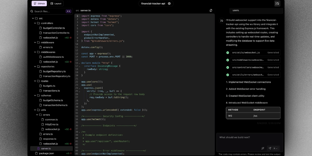 Build Express.js API با AI - یک راه حل رمزگذاری Vibe برای Backend